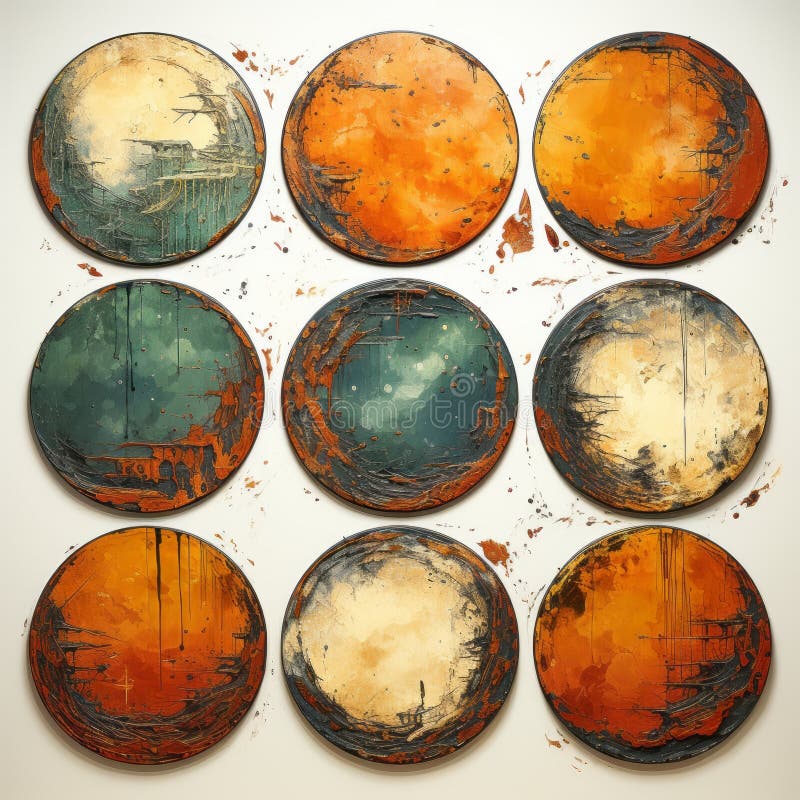 12 Unique Circular Textures - Unlock Creative Potential! Stock Photo ...