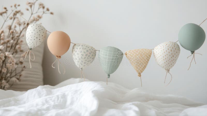 Unique Clay Birthday Decorations in Neutral Colors Create a Cozy Feel ...