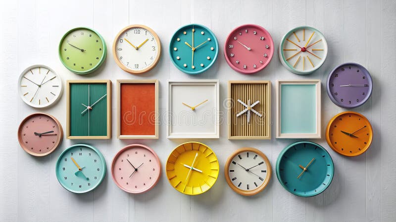16 Unique Clock Designs for Time Management Scheduling Creative Visuals ...