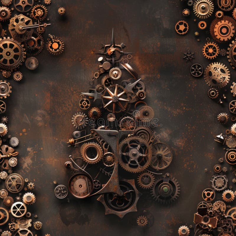 Unique Clock Made Out of Gears, Perfect for Industrial or Steampunk ...