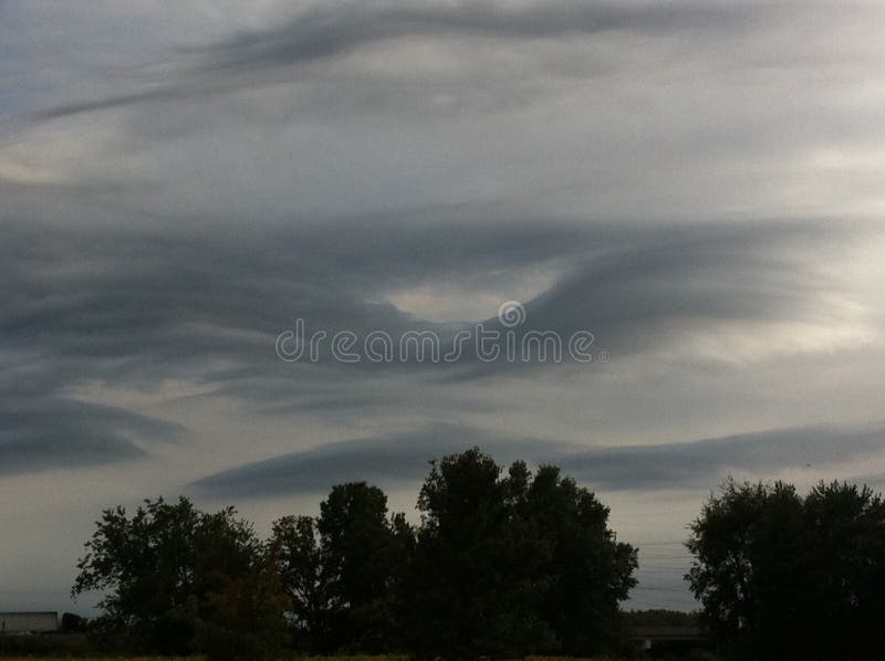 Unique Cloud Motif in the Blue Sky Stock Photo - Image of cloud, shape ...