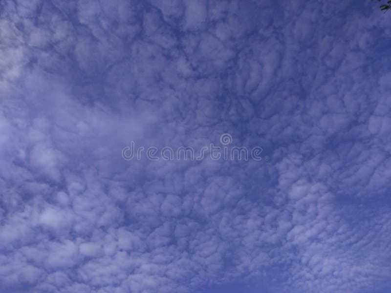 Unique Cloud Motif in the Blue Sky Stock Photo - Image of cloud, shape ...