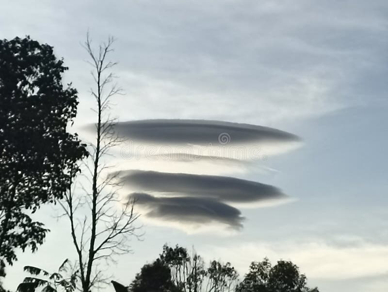Unique Cloud Motif in the Blue Sky Stock Photo - Image of cloud, shape ...