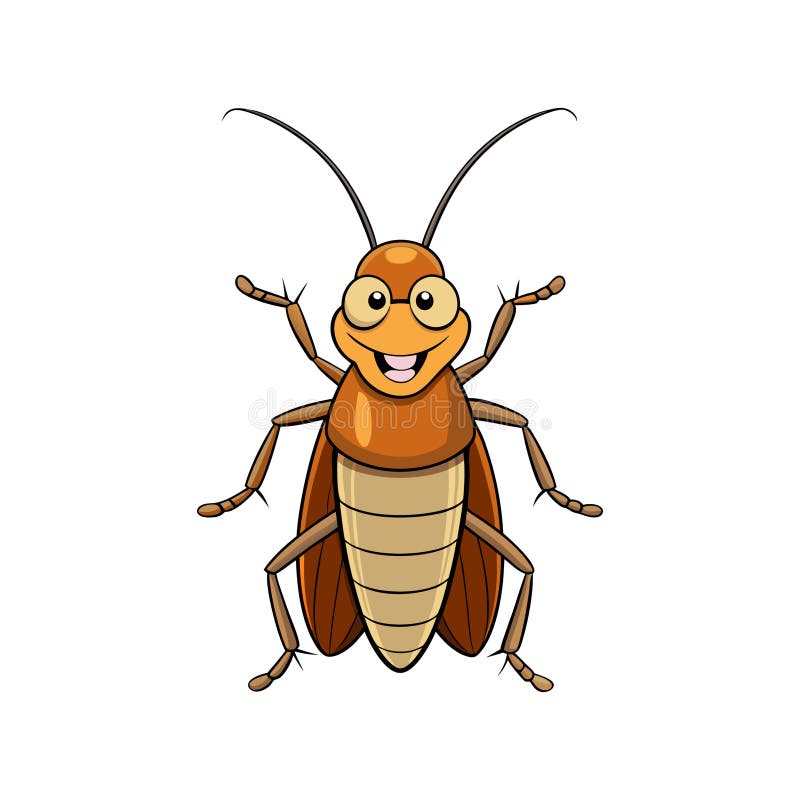 Unique Cockroach Illustration for Coloring Fun Stock Illustration ...