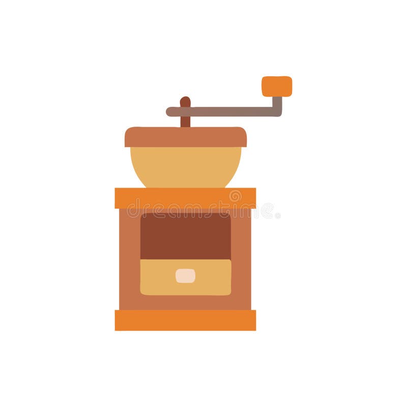 Unique Coffee Grinder Electrical Icon Stock Illustration - Illustration ...