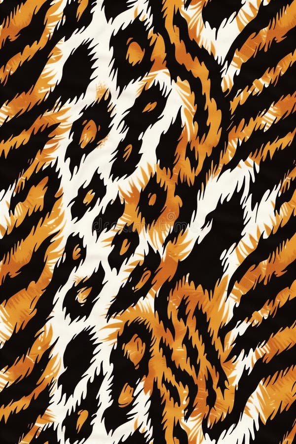 Unique Collection of Animal Prints Featuring Tiger Patterns Stock Image ...