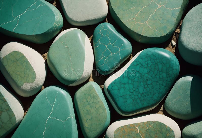 Unique and Colorful Abstract Stones Pattern Background Stock ...