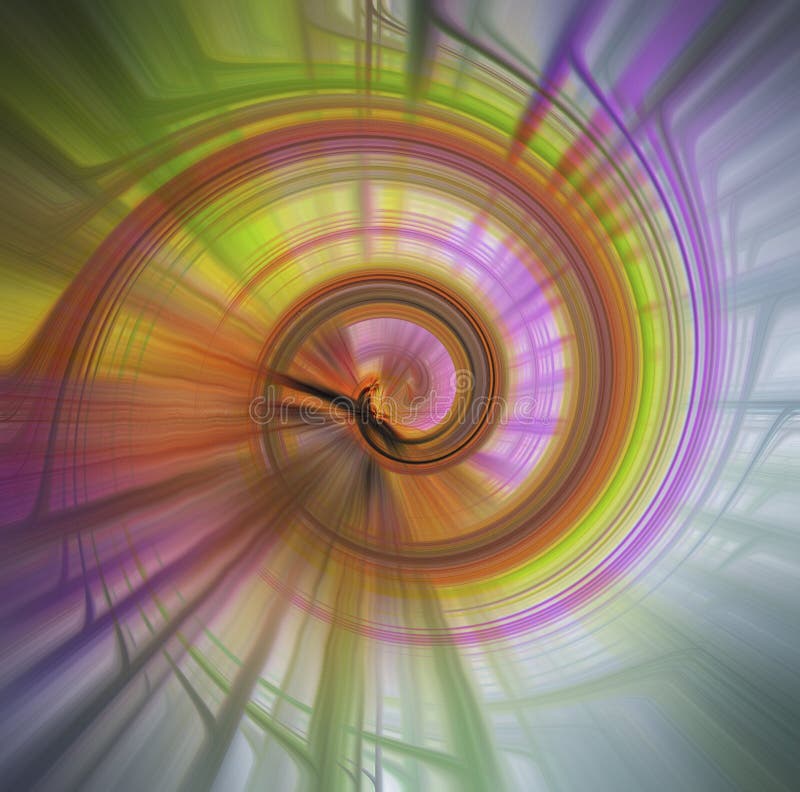 Colorful Computer Generated Abstract Twirl Figurative Objects Stock ...