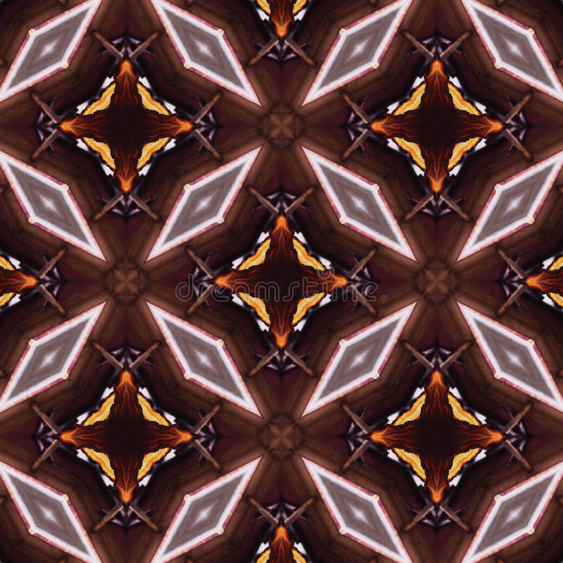 Unique and Colorful Illustration Kaleidoscope Pattern Stock ...