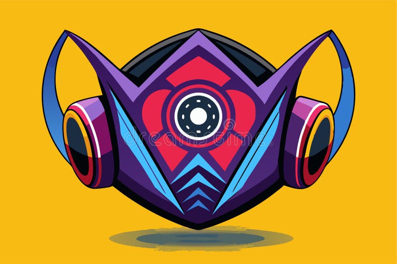 A Unique, Colorful Mask Designed for Customization, Perfect for ...