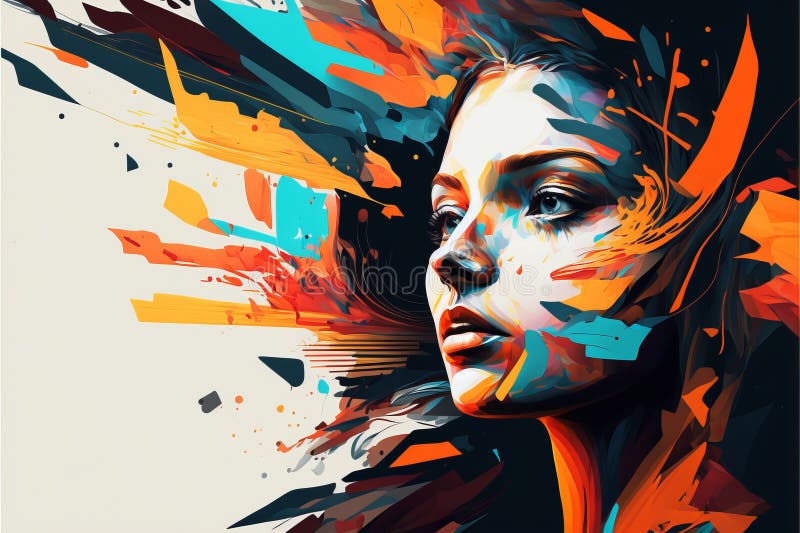 Clarity Abstract Art (generative AI) Stock Illustration - Illustration ...