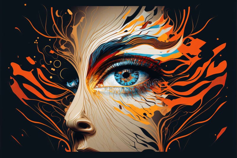 Clarity Abstract Art (generative AI) Stock Illustration - Illustration ...