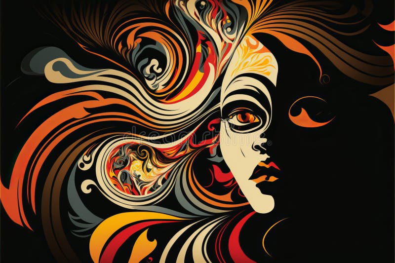 Confidence Abstract Art (generative AI) Stock Illustration ...