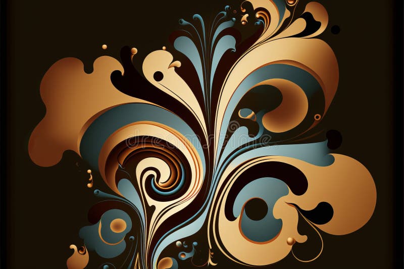 Flexibility Abstract Art (generative AI) Stock Illustration ...