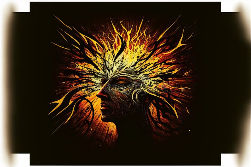 Forgiveness Abstract Art (generative AI) Stock Illustration ...