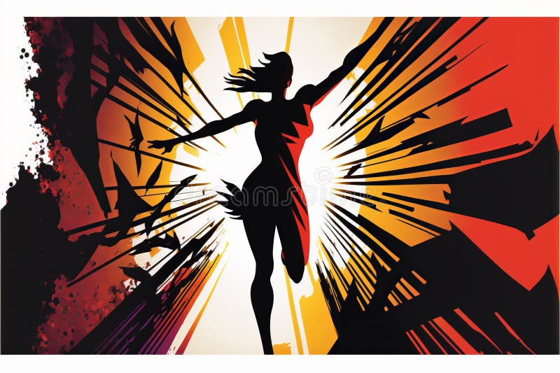 Freedom Abstract Art (generative AI) Stock Illustration - Illustration ...
