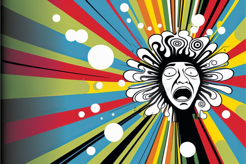 Humor Abstract Art (generative AI) Stock Illustration - Illustration of ...