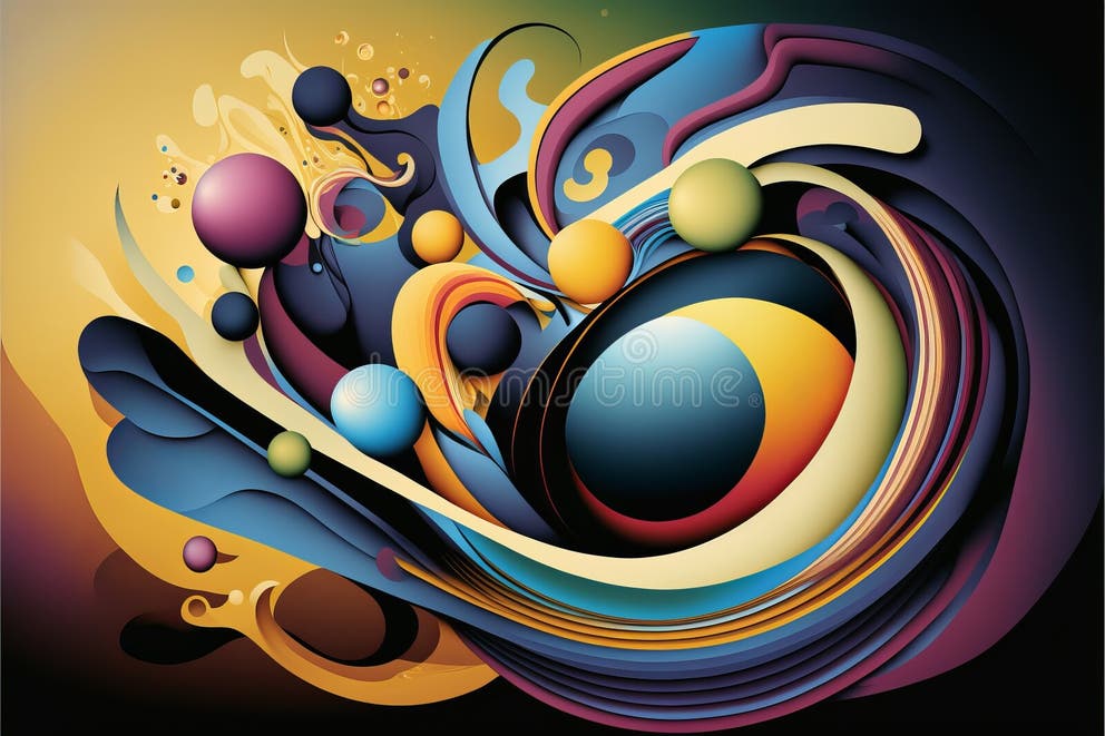 Integrity Abstract Art (generative AI) Stock Illustration ...