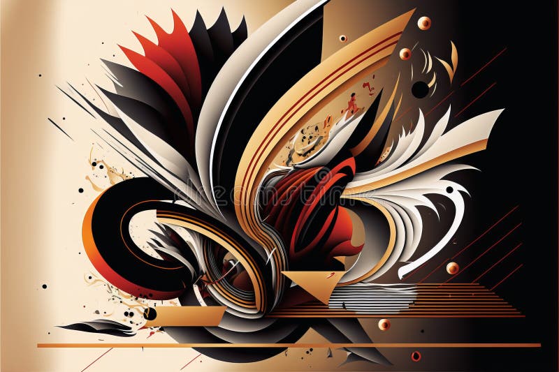 Integrity Abstract Art (generative AI) Stock Illustration ...