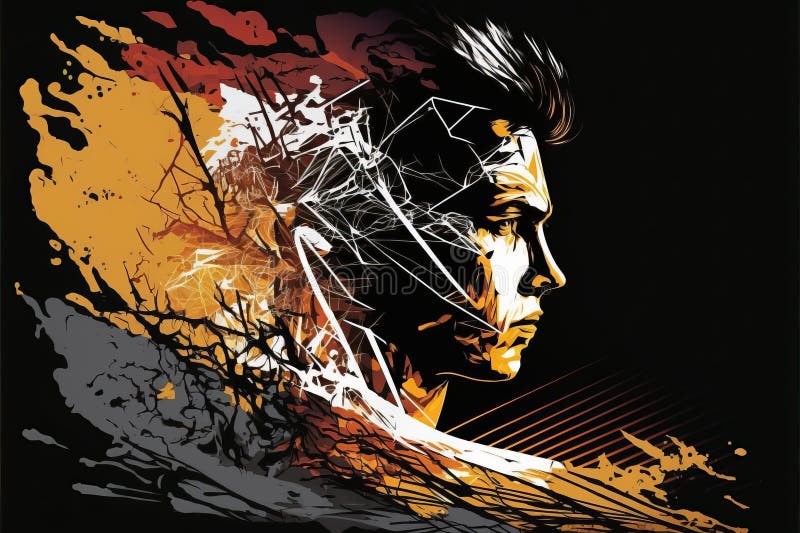 Integrity Abstract Art (generative AI) Stock Illustration ...