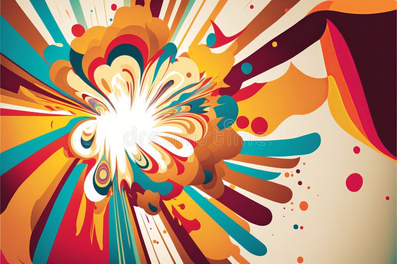 Joy Abstract Art (generative AI) Stock Illustration - Illustration of ...