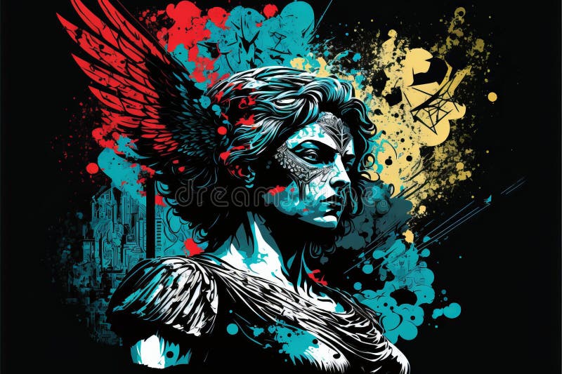 Justice Abstract Art (generative AI) Stock Illustration - Illustration ...