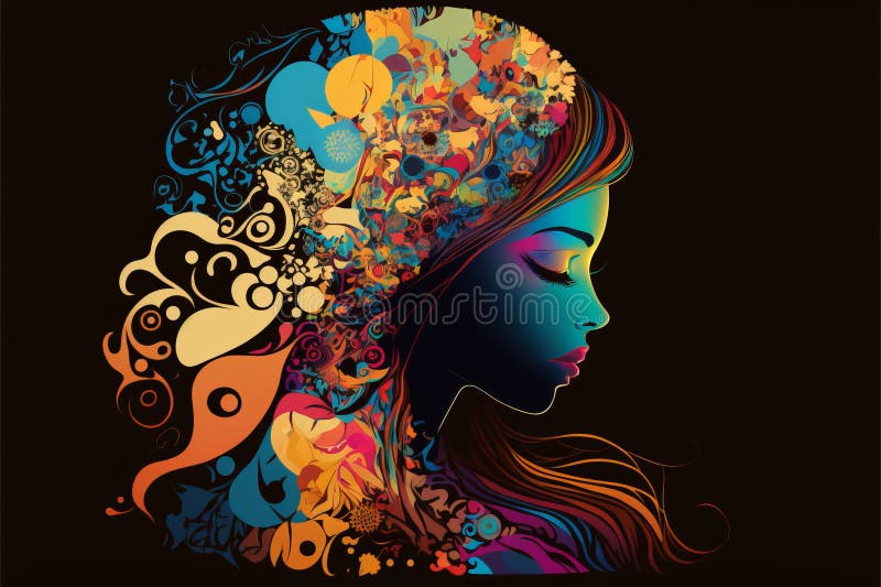 Purity Abstract Art (generative AI) Stock Illustration - Illustration ...