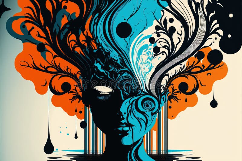 Purity Abstract Art (generative AI) Stock Illustration - Illustration ...