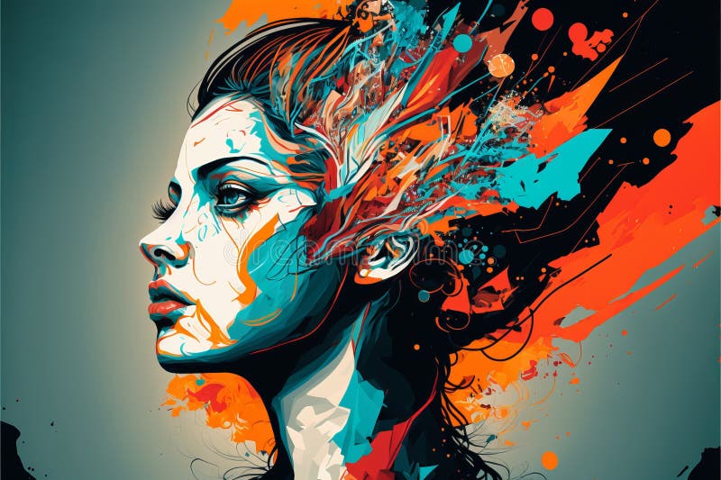 Quality Abstract Art (generative AI) Stock Illustration - Illustration ...