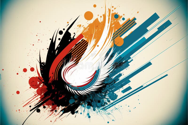 Respect Abstract Art (generative AI) Stock Illustration - Illustration ...