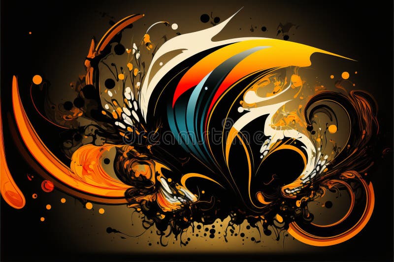 Responsibility Abstract Art (generative AI) Stock Illustration ...