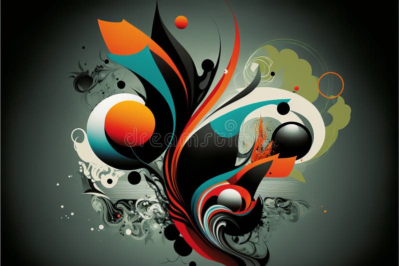 Responsibility Abstract Art (generative AI) Stock Illustration ...