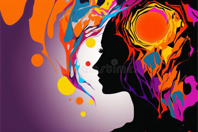 Simplicity Abstract Art (generative AI) Stock Illustration ...