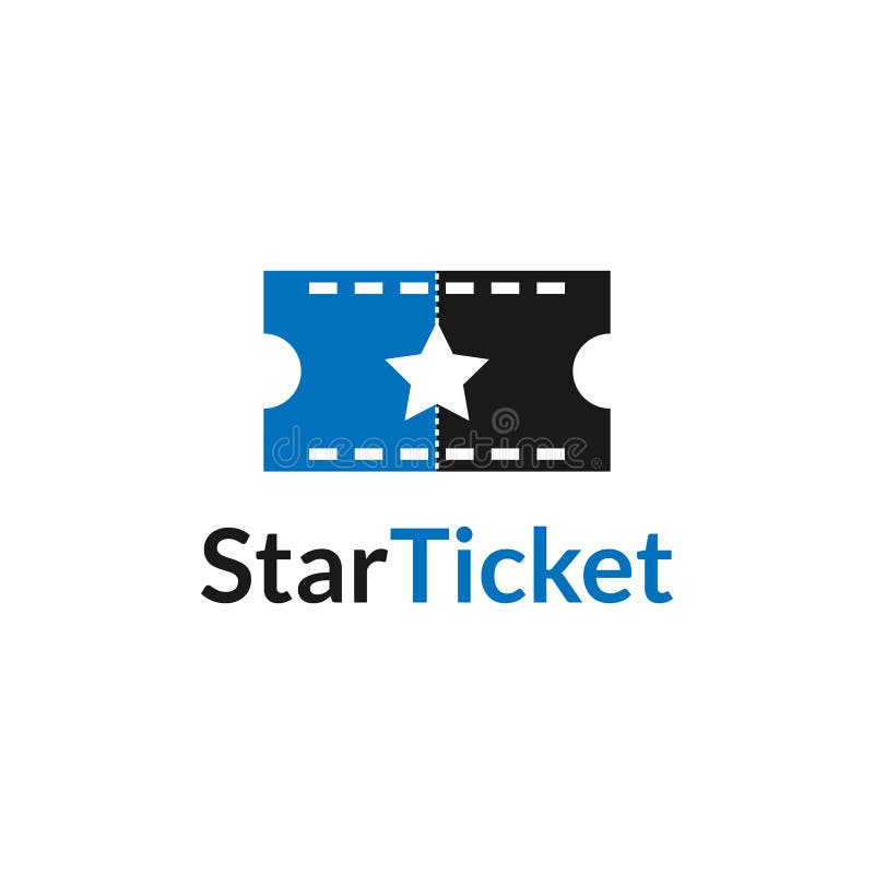 Star Ticket Logo Template Design Vector, Emblem, Design Concept ...