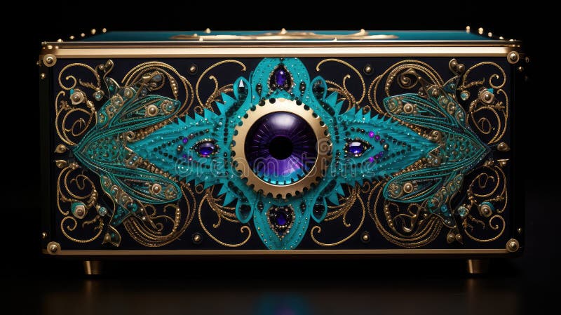 Unique computer box stock illustration. Illustration of exclusive ...