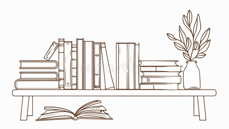 Unique Continuous Line Art Drawing of Stack in Abstract Style Stock ...