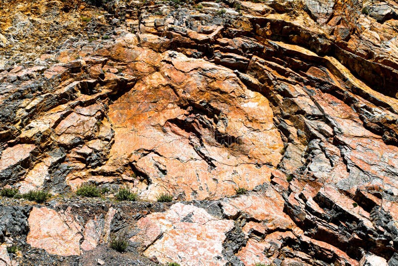 Corroded Rock Relief Structure Rough Background Texture. Stock Photo ...