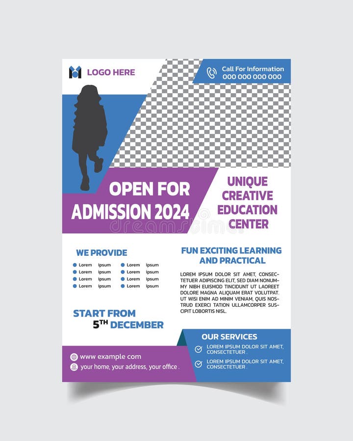 Unique Creatieve Education Flyer Template or Modern School Leaflet A4 ...