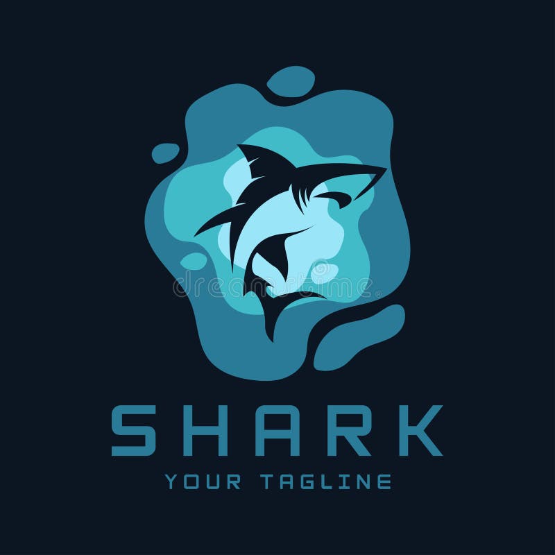 Unique and Creative Shark Logo Vector Design Stock Vector ...