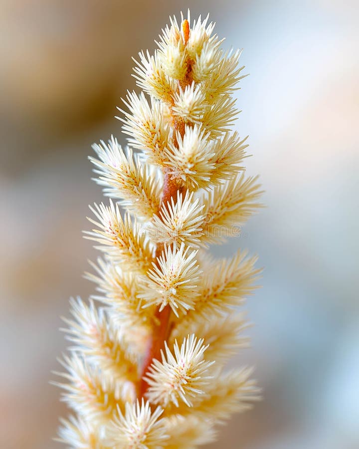 Unique Crown Structure Emerges in Natural Setting Stock Image - Image ...