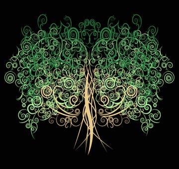 Curly Tree Stock Illustrations – 6,596 Curly Tree Stock Illustrations ...