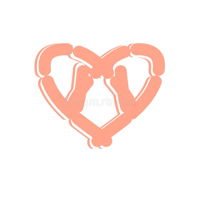 Unique and Cute Love Logo stock vector. Illustration of heart - 164772980