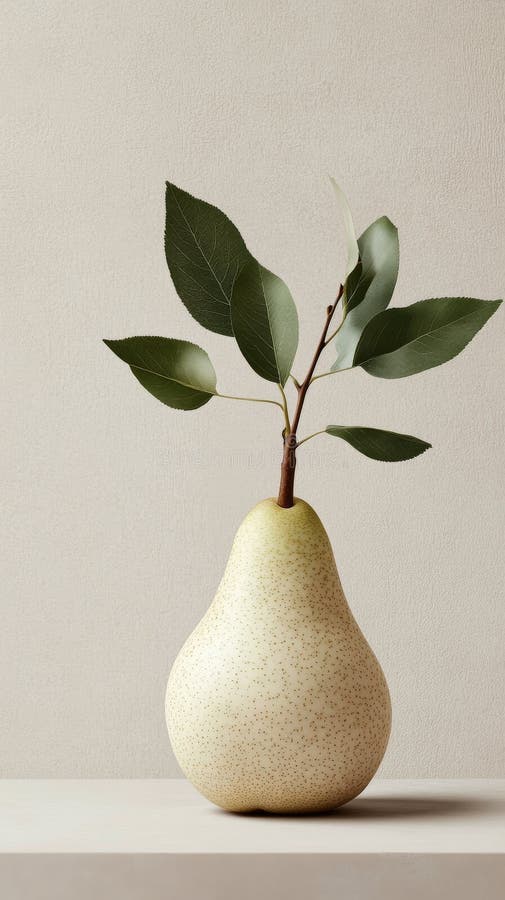 Unique Decorative Arrangement Featuring a Pear Shaped Object with ...