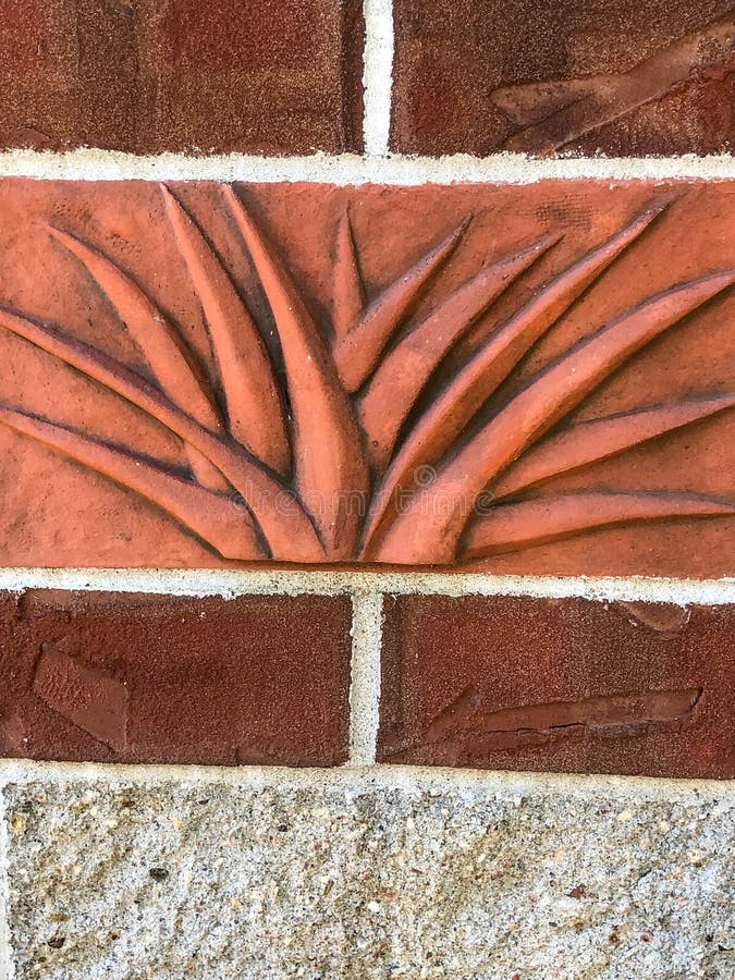 Unique Decorative Brick Design Background Stock Photo - Image of ...