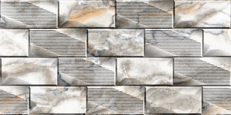 Unique Decorative Marble Stone Tile Texture Stock Photo - Image of ...