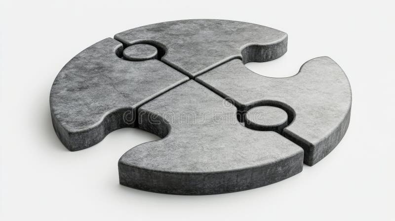 This Unique Design Features a Puzzle Piece Fashioned from Solid ...