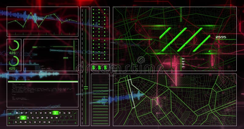 Unique Design Image with Futuristic Interface and Data Representation ...