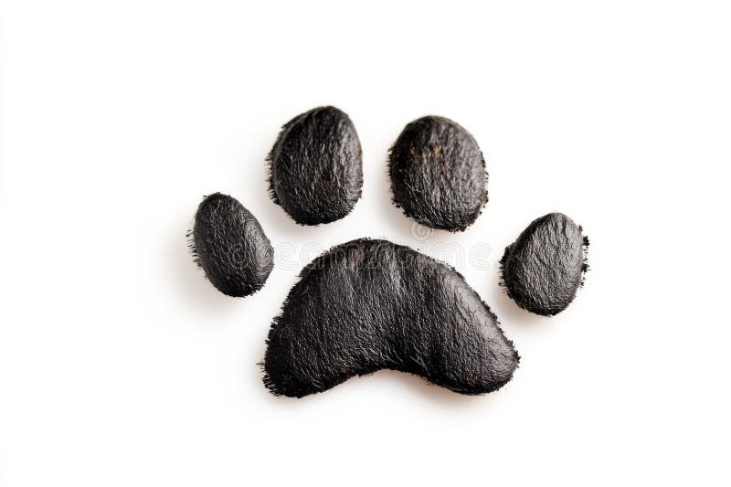 A Unique Design Made from Black Powder on a White Background, Featuring ...