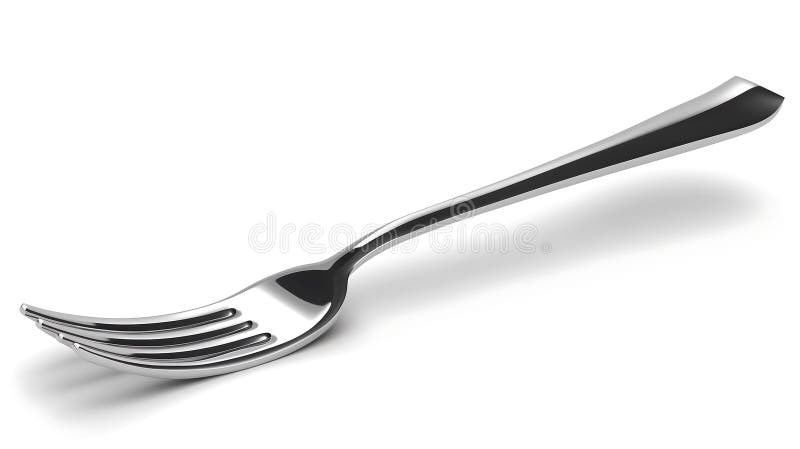 Unique Design of a Stainless Steel Fork Showcasing Modern Elegance and ...