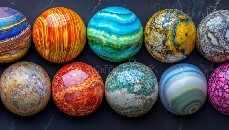 The Unique Designs and Textures of Various Colored Ed Balls are ...